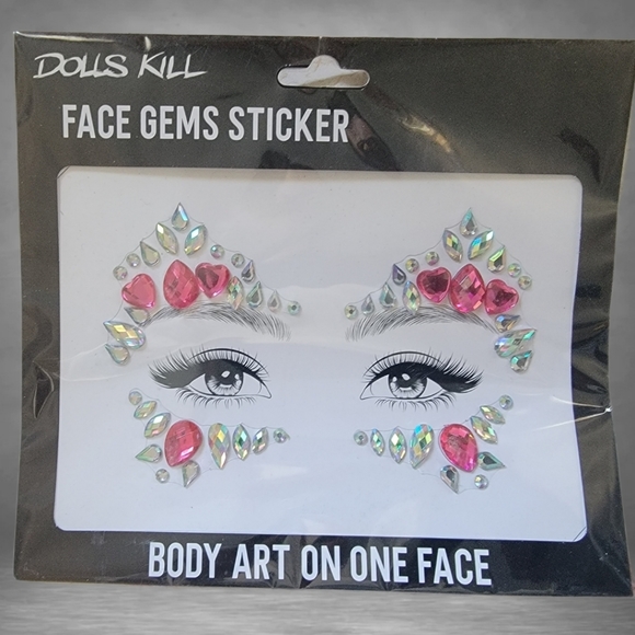 Dolls Kill | Accessories | Nwt Dolls Kill Face Gem Stickers | Poshmark